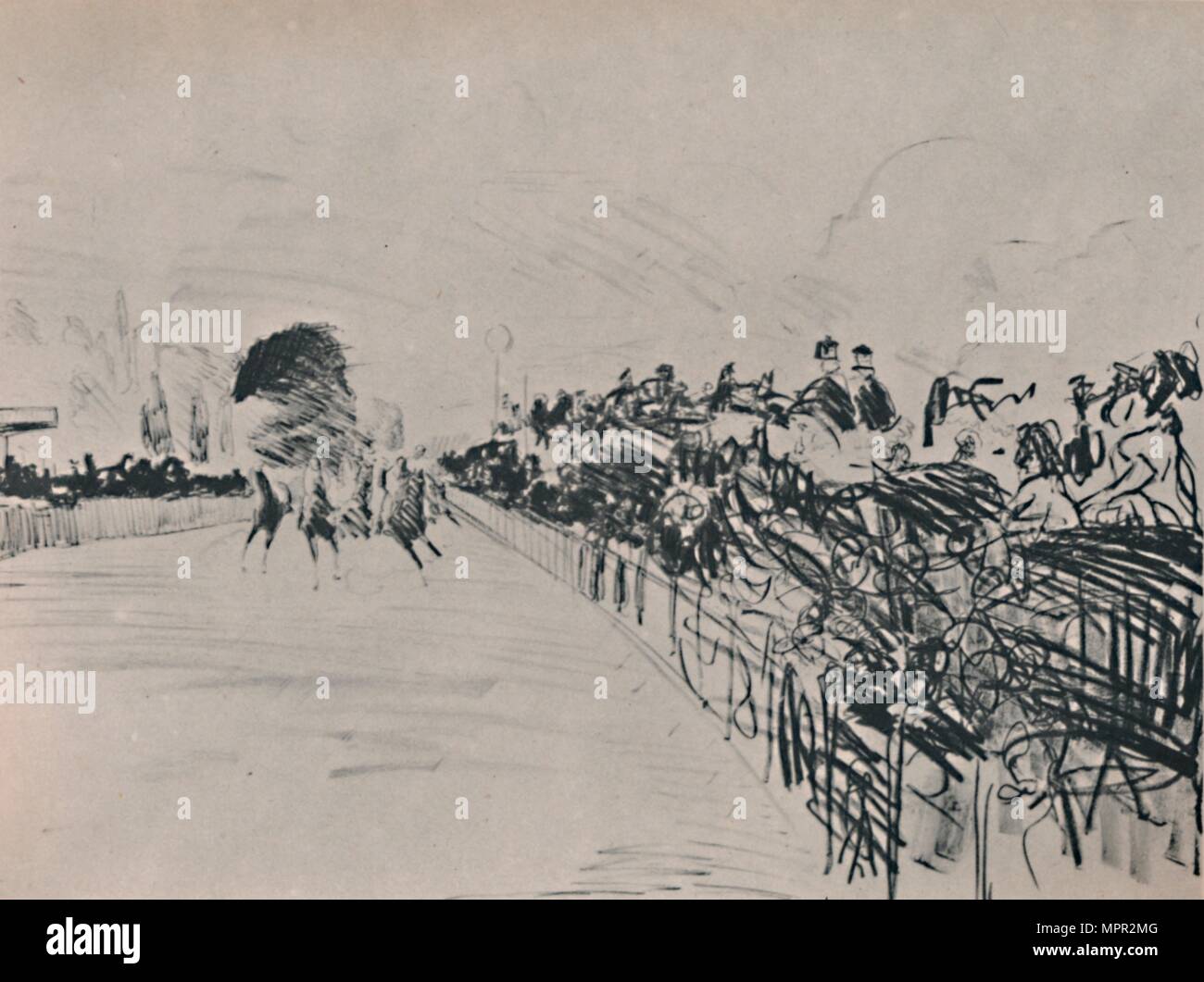 'The Races', 1865-1872, (1946). Artist: Edouard Manet Stock Photo - Alamy