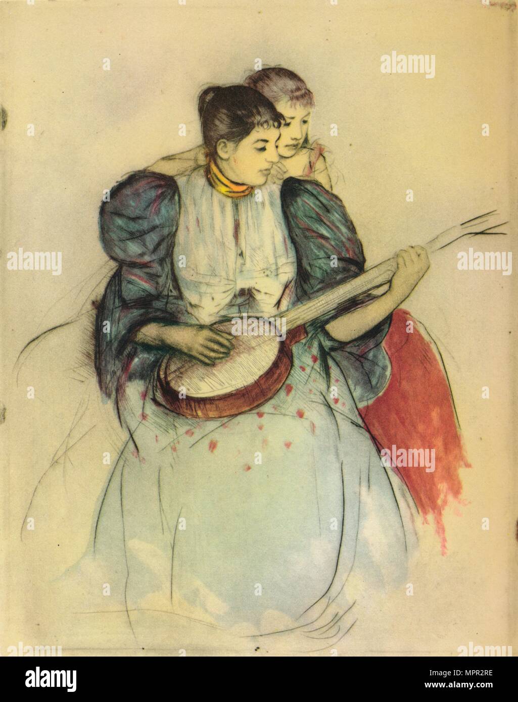 'The Banjo Lesson', 1893, (1946). Artist: Mary Cassatt Stock Photo - Alamy