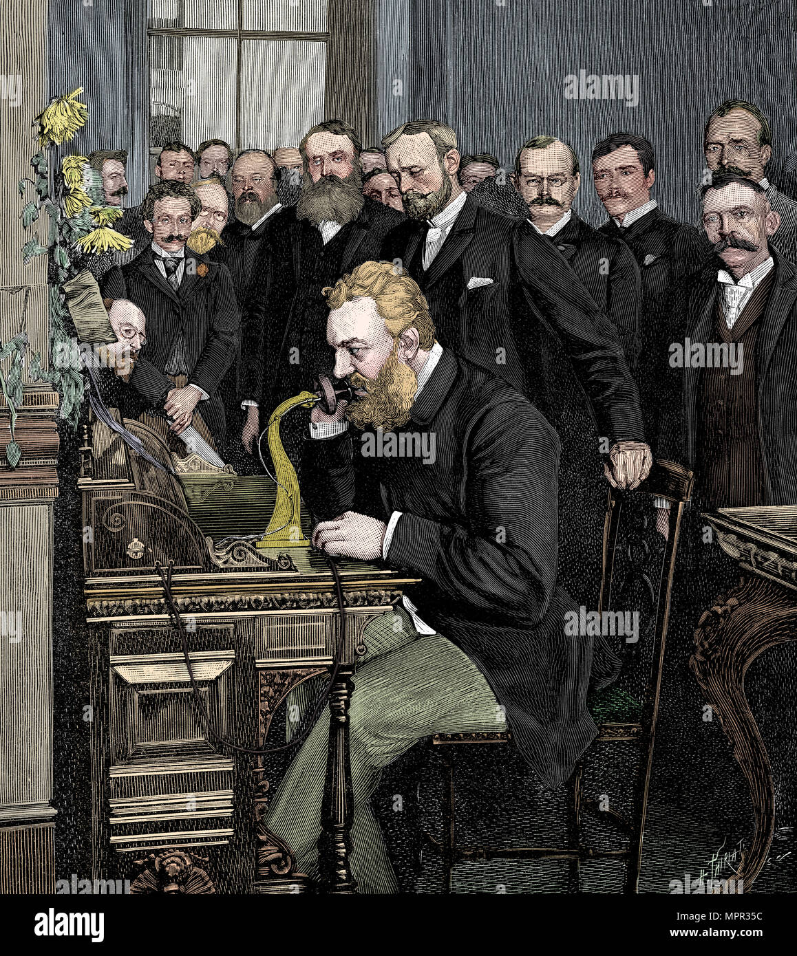 Alexander Graham Bell (1847-1922), Scottish-born American inventor ...