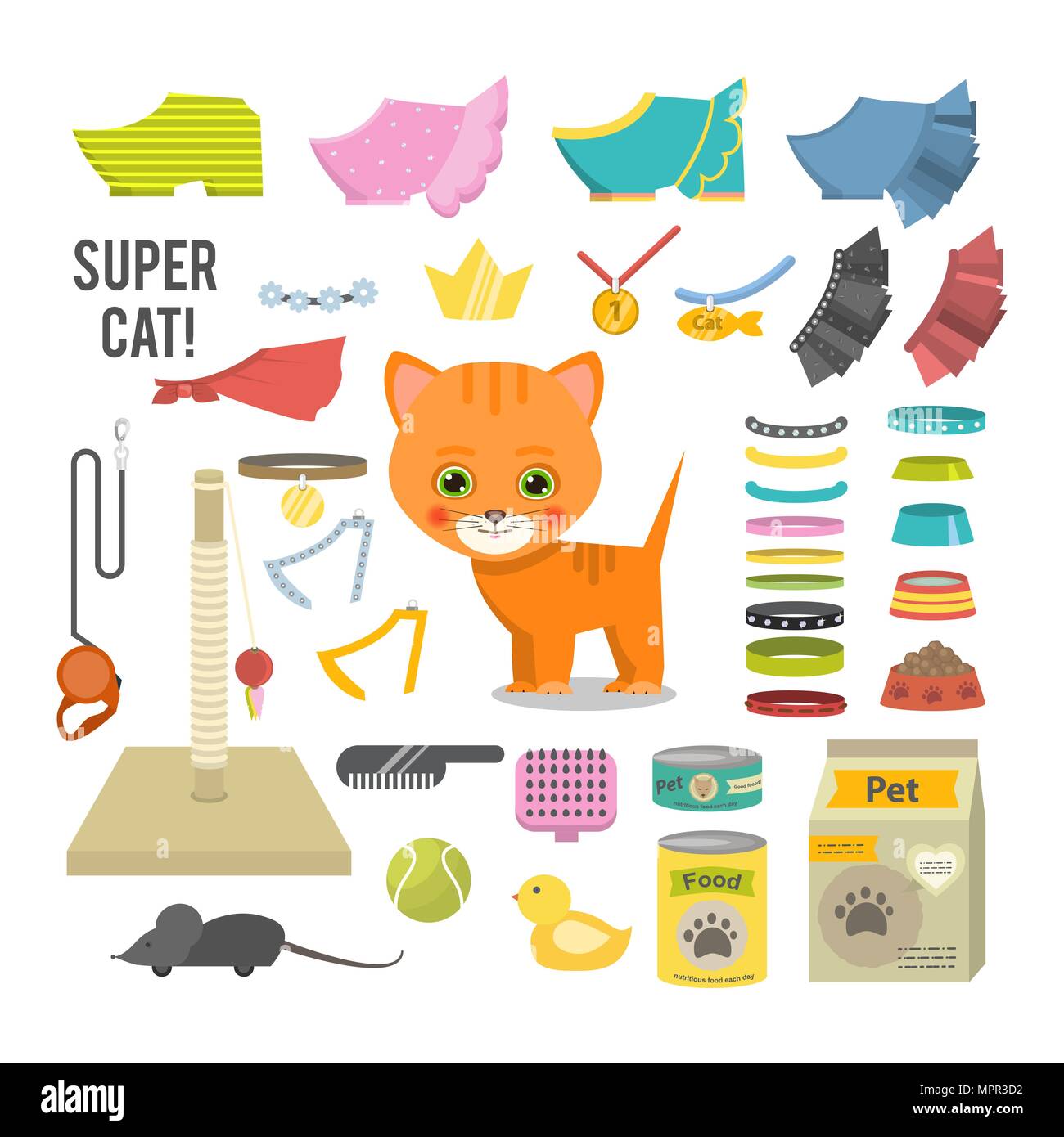 Cat toys Stock Vector Images - Alamy