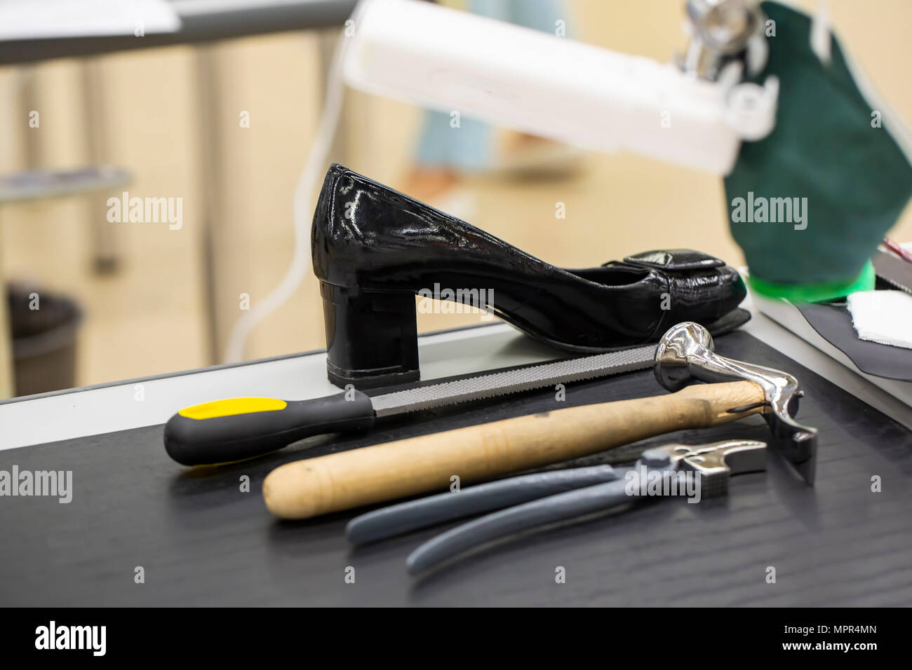 Shoemaker tools hi-res stock photography and images - Alamy