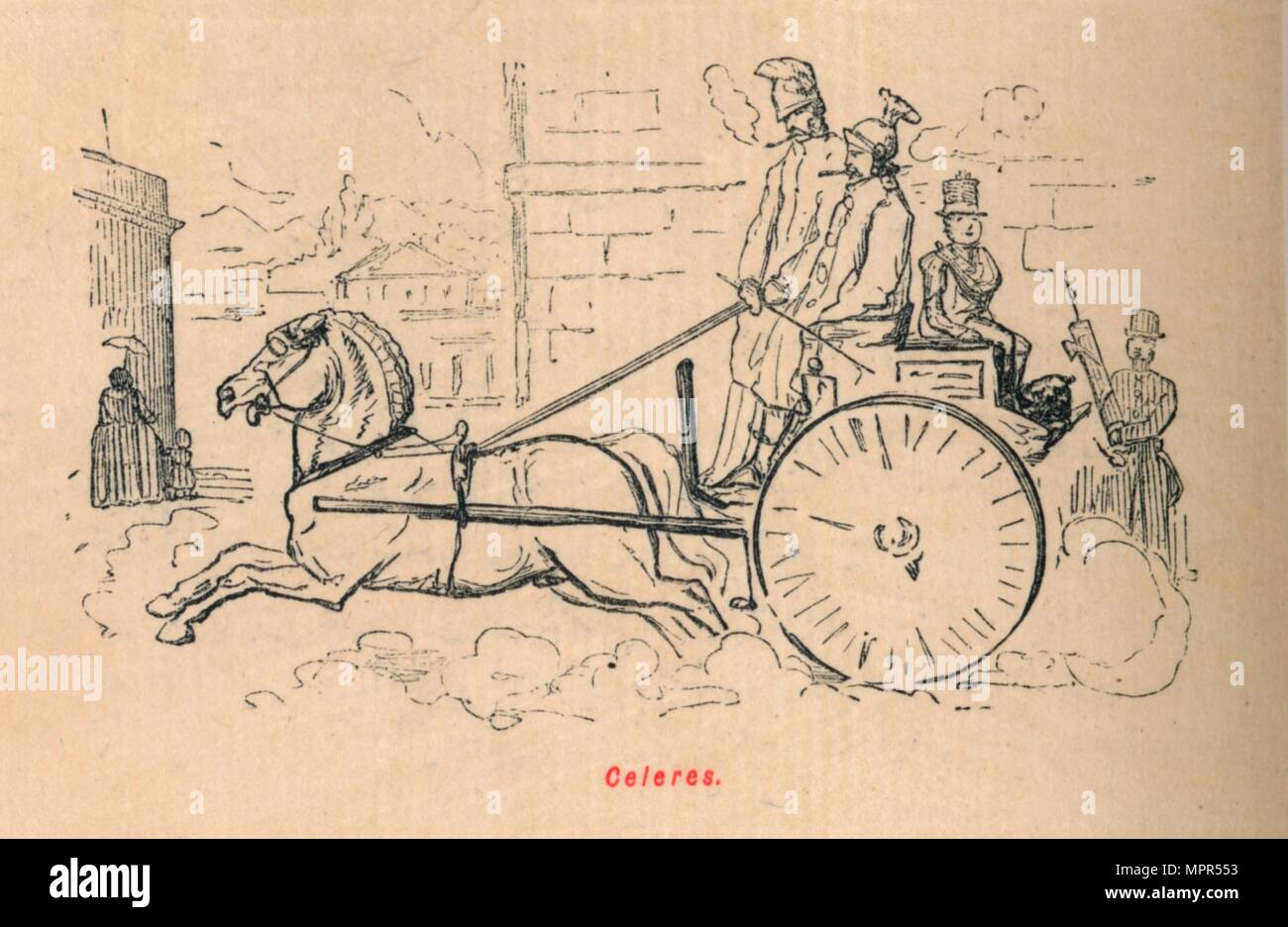 'Celeres', 1852. Artist: John Leech Stock Photo - Alamy