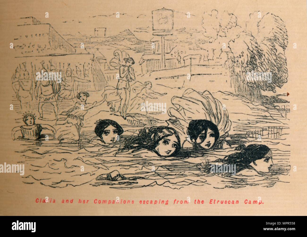 Cartoon woman escaping hi-res stock photography and images - Alamy