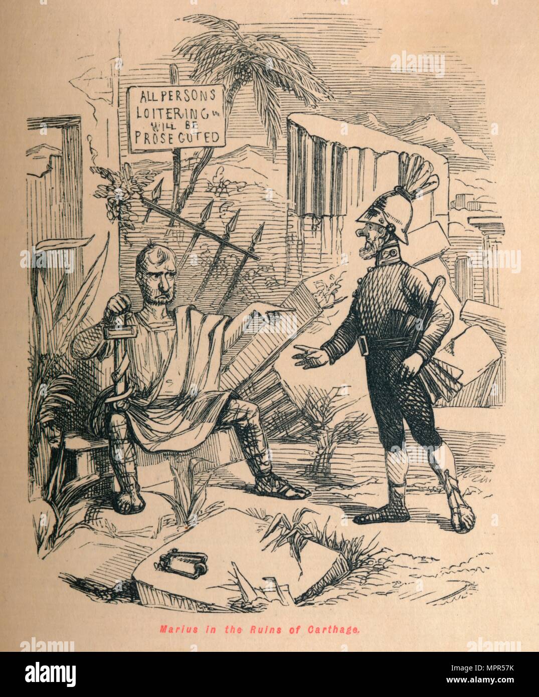 Cartoon exile hi-res stock photography and images - Alamy