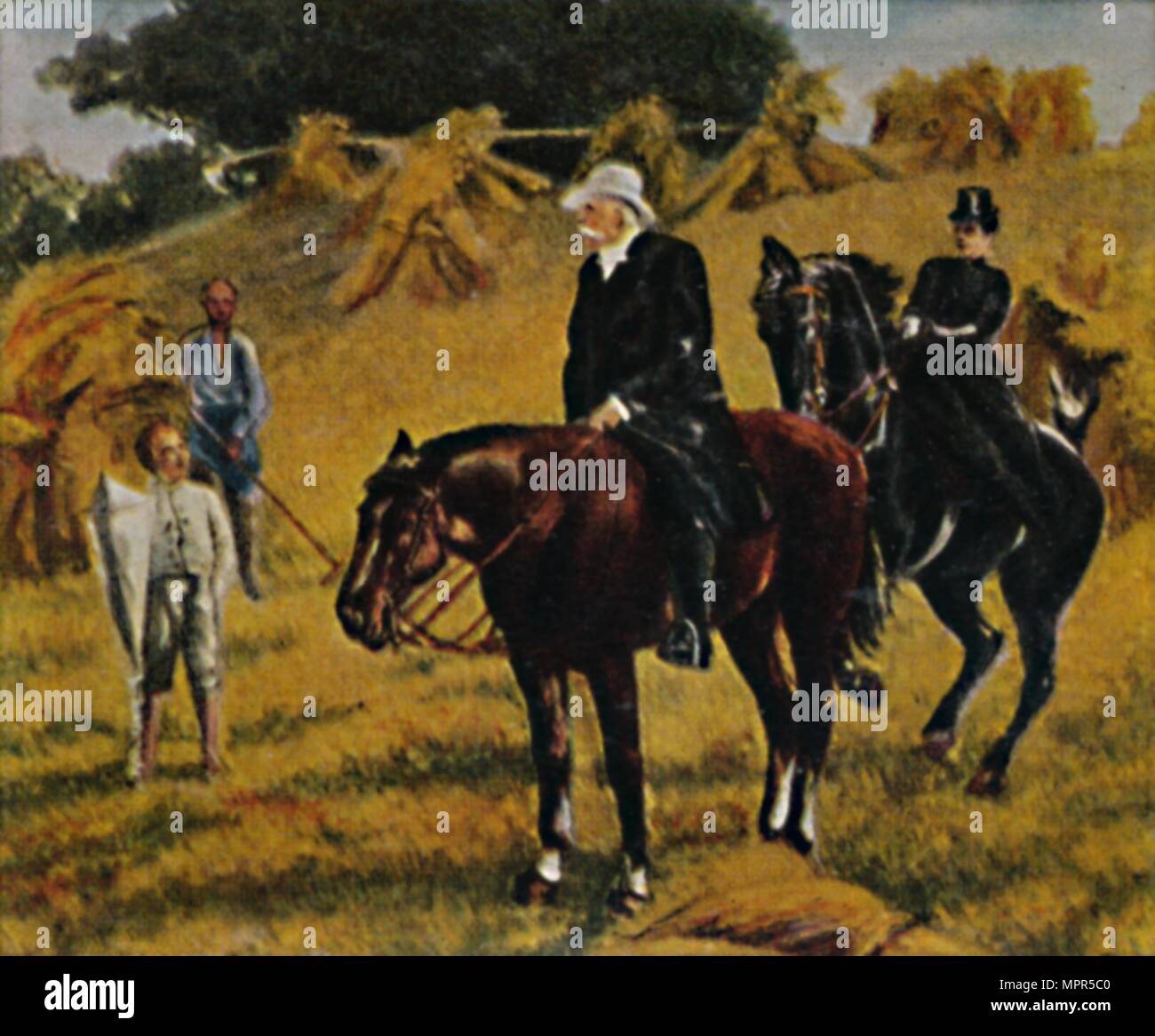 ''Fürst Bismarck 1815-1898 als Gutsherr. - Gemälde von Marz', 1934 ...