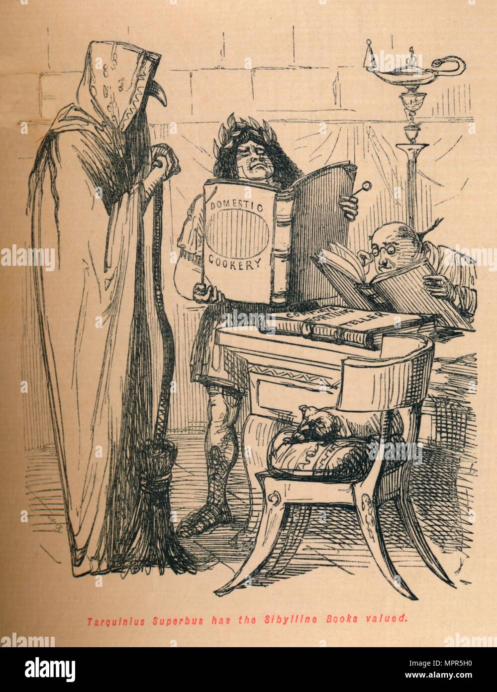 'Tarquinius Superbus has the Sibylline Books valued', 1852. Artist ...