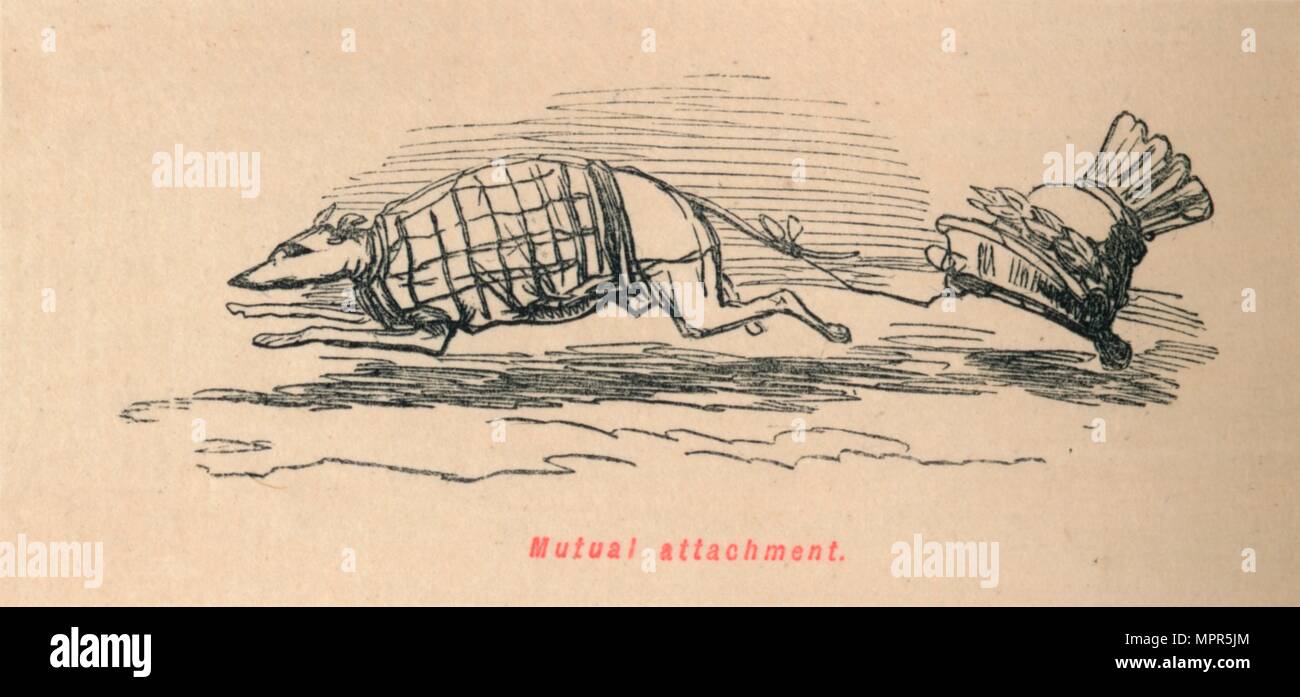 'Mutual attachment', 1852. Artist: John Leech Stock Photo - Alamy