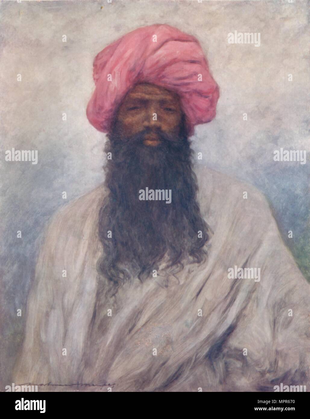'A Typical Baluch', 1903. Artist: Mortimer L Menpes Stock Photo - Alamy