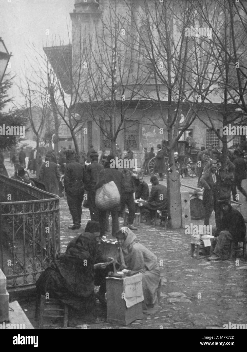 'Public Letter-writers in a Constantinople Street', 1913. Artist ...