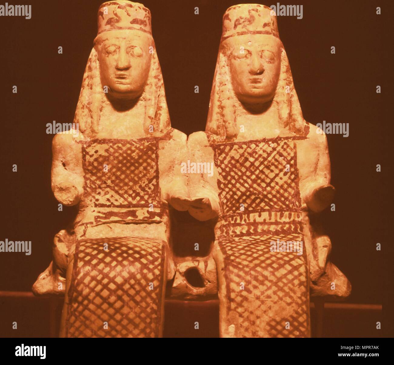 Demeter and Persephone in a carriage, c620 BC. Artist: Unknown Stock ...