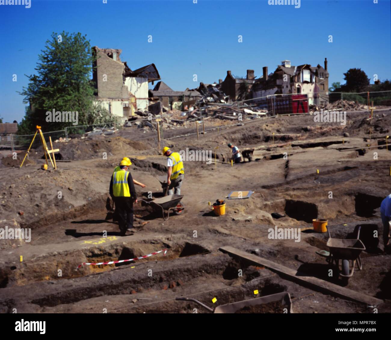 Colchester Roman Site Excavation, St Mary Hospital Archaeological site ...