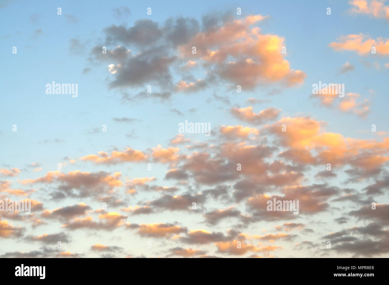 Colorful clouds at the sunset Stock Photo - Alamy
