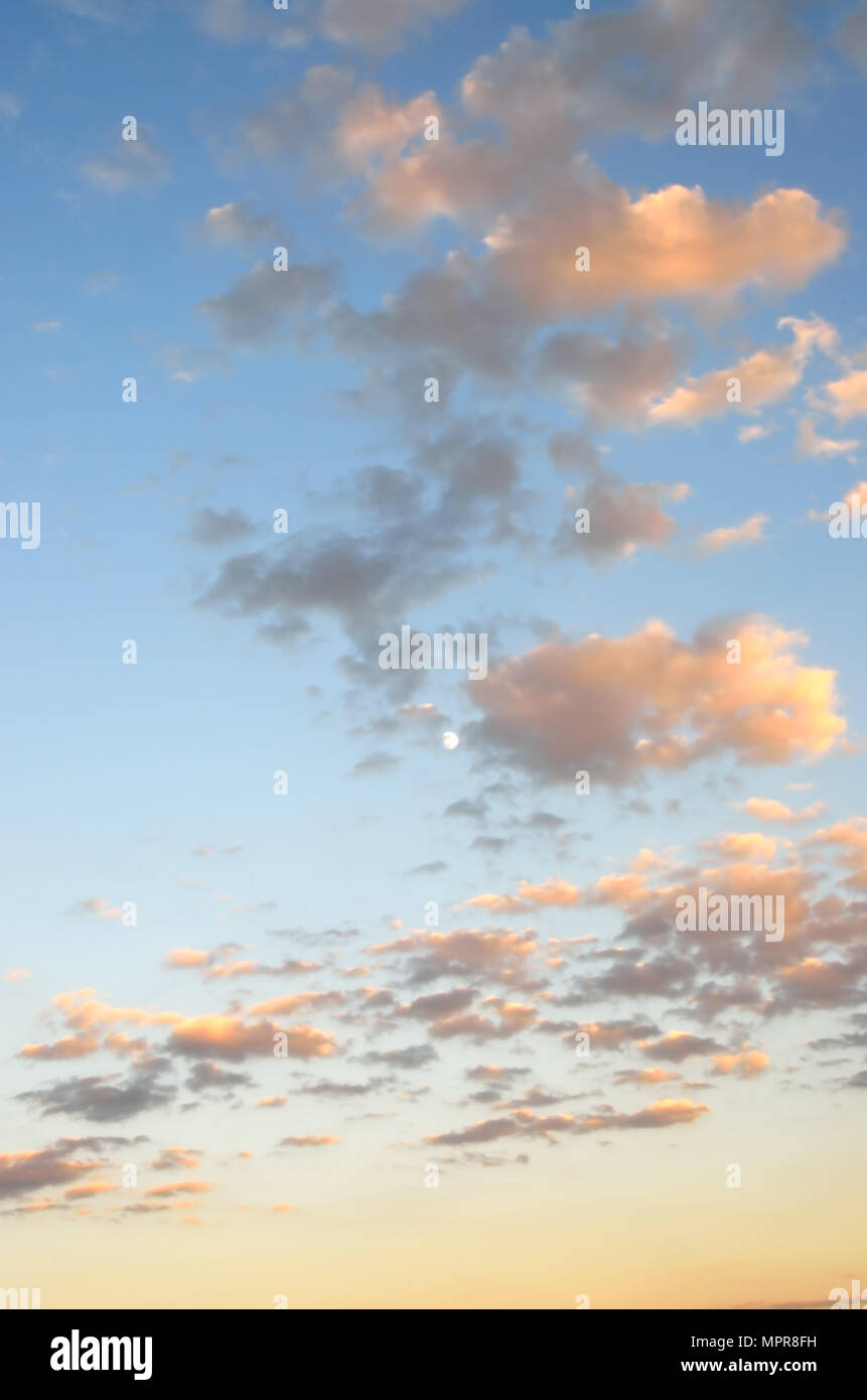 Colorful clouds at the sunset Stock Photo - Alamy