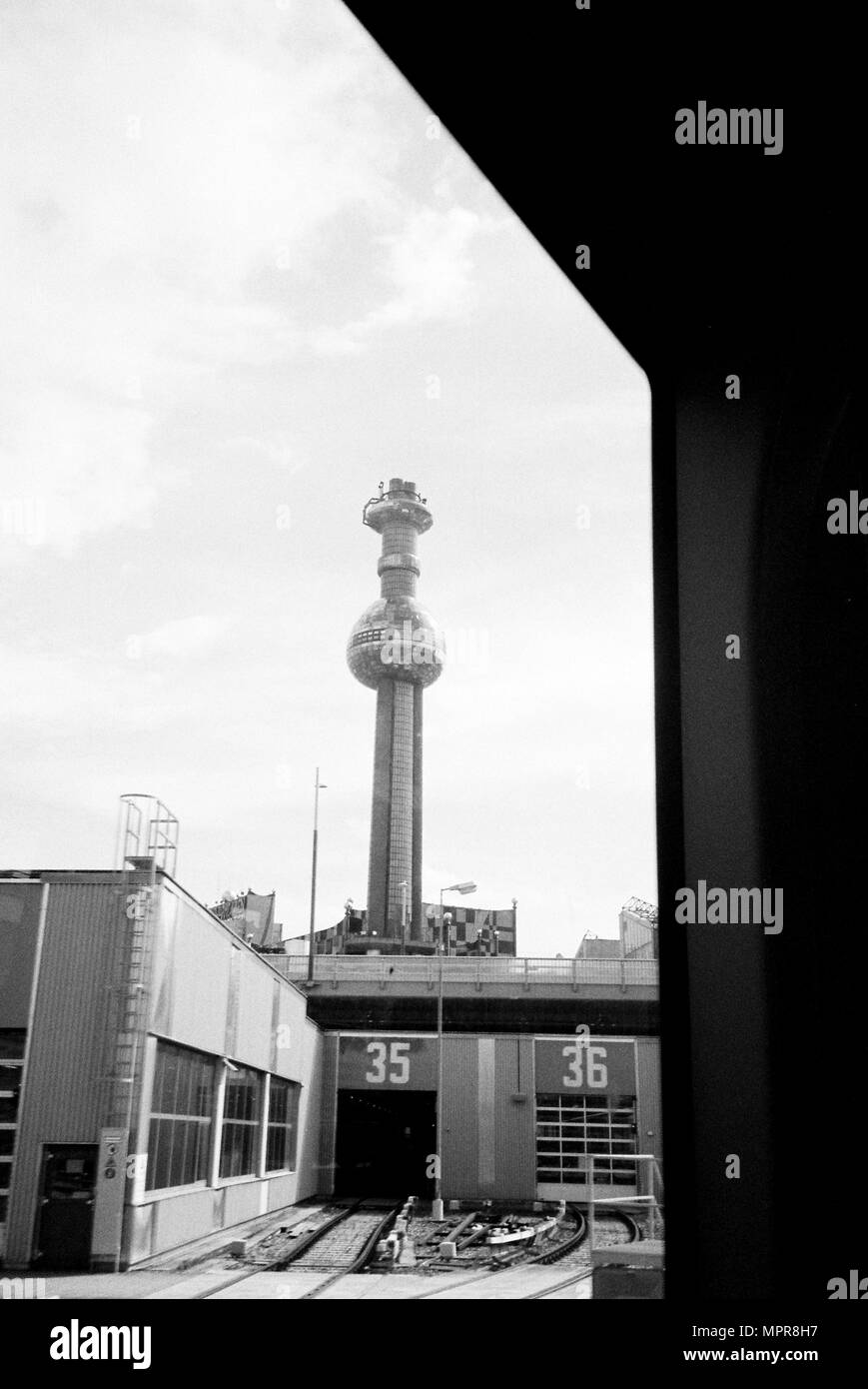 Hundertwasser Power Plant ,Spittelau, Vienna, Austria Stock Photo - Alamy