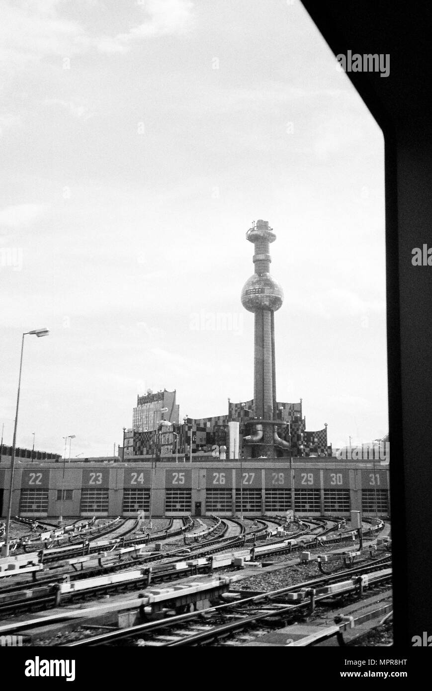 Hundertwasser Power Plant ,Spittelau, Vienna, Austria Stock Photo - Alamy