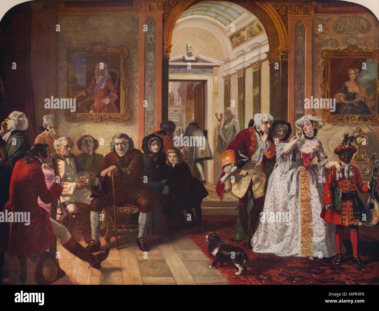 'Dr. Johnson in Ante-Room of Lord Chesterfield', 1748, (c1915). Artist ...