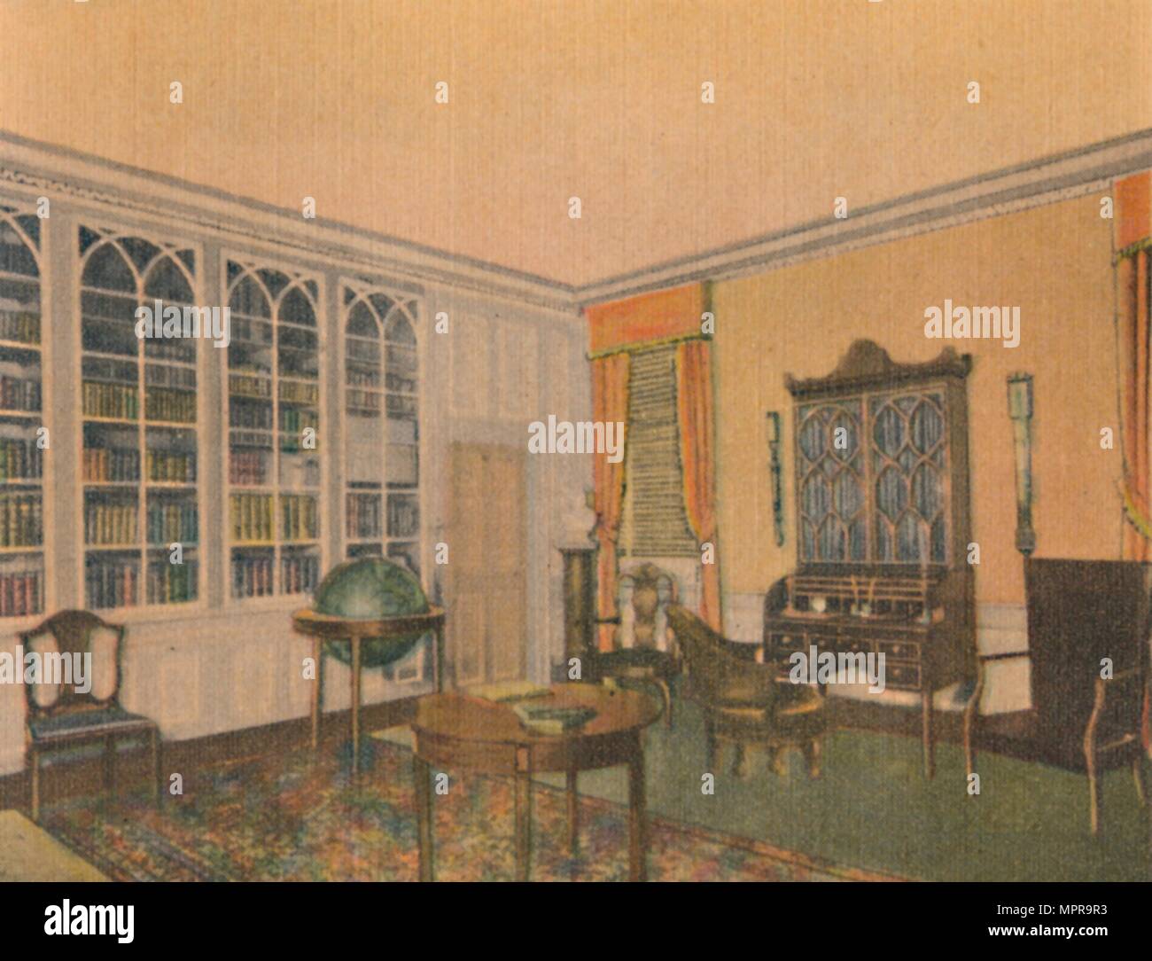 'The Library', 1946. Artist: Unknown Stock Photo - Alamy