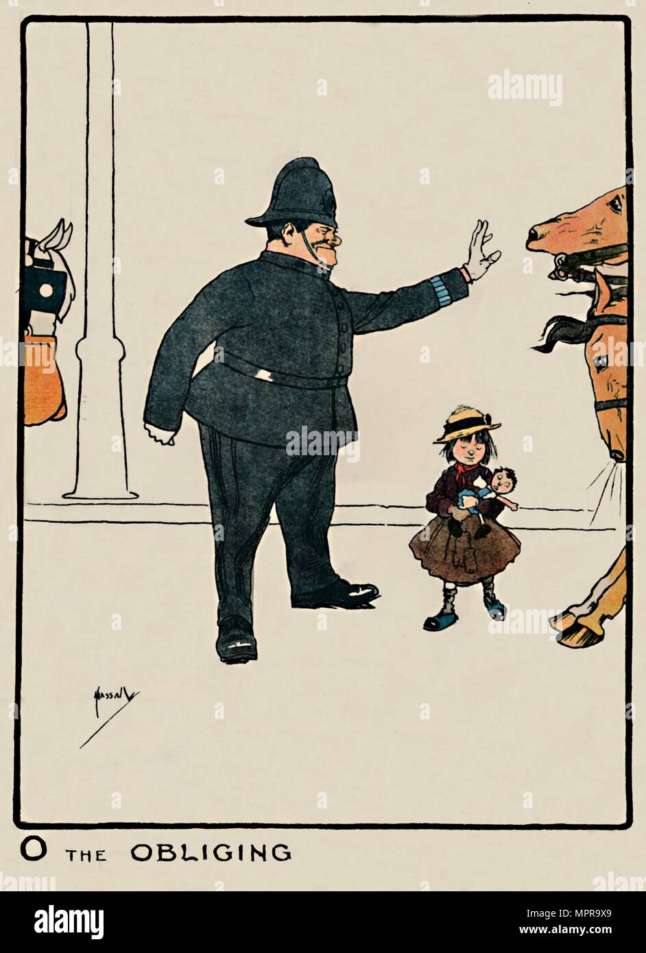 'O the Obliging', 1903. Artist: John Hassall Stock Photo - Alamy