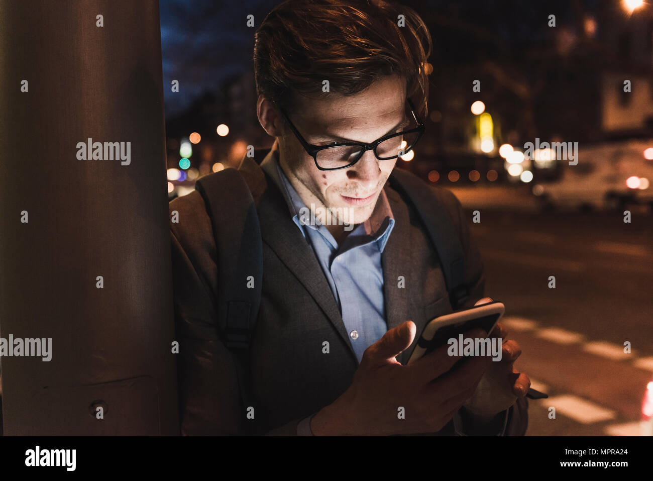 Urban businessman on street hi-res stock photography and images - Alamy