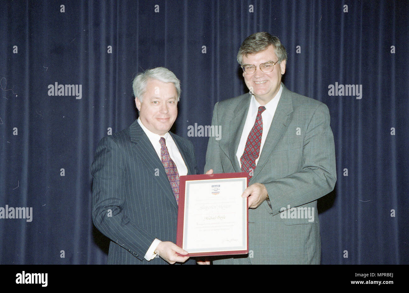man accepting award Stock Photo - Alamy