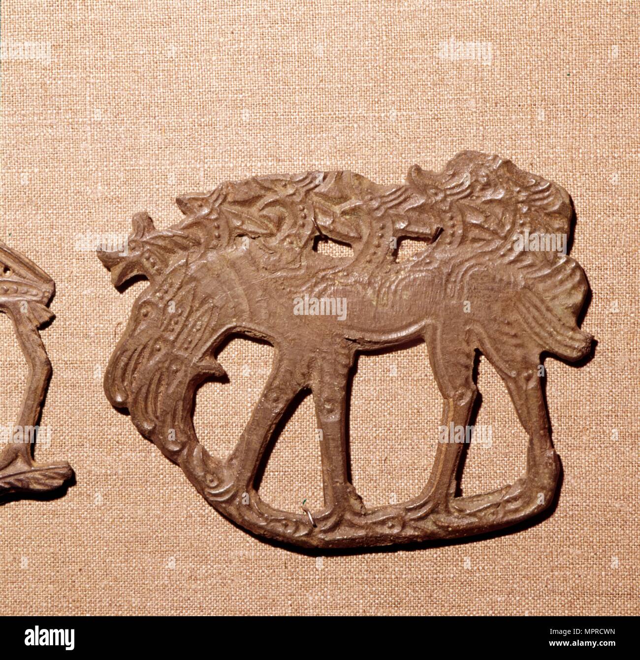 Bronze Plaque, Kama River Tribes Mircaulous Image of Wilde Beast, 3rd ...