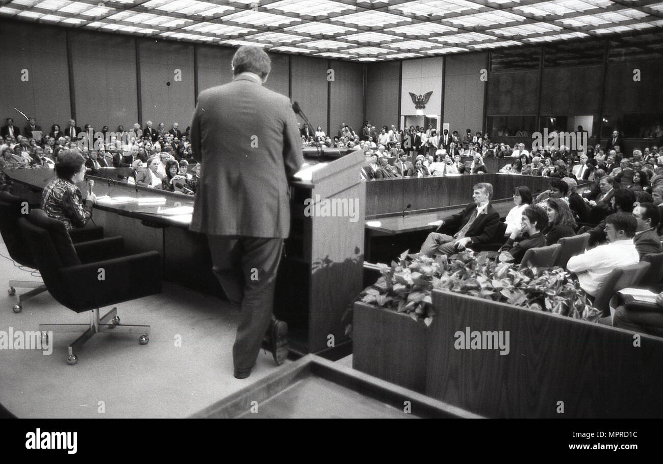 Admin. Atwood employee meeting - Man speaking at employee meeting Stock ...