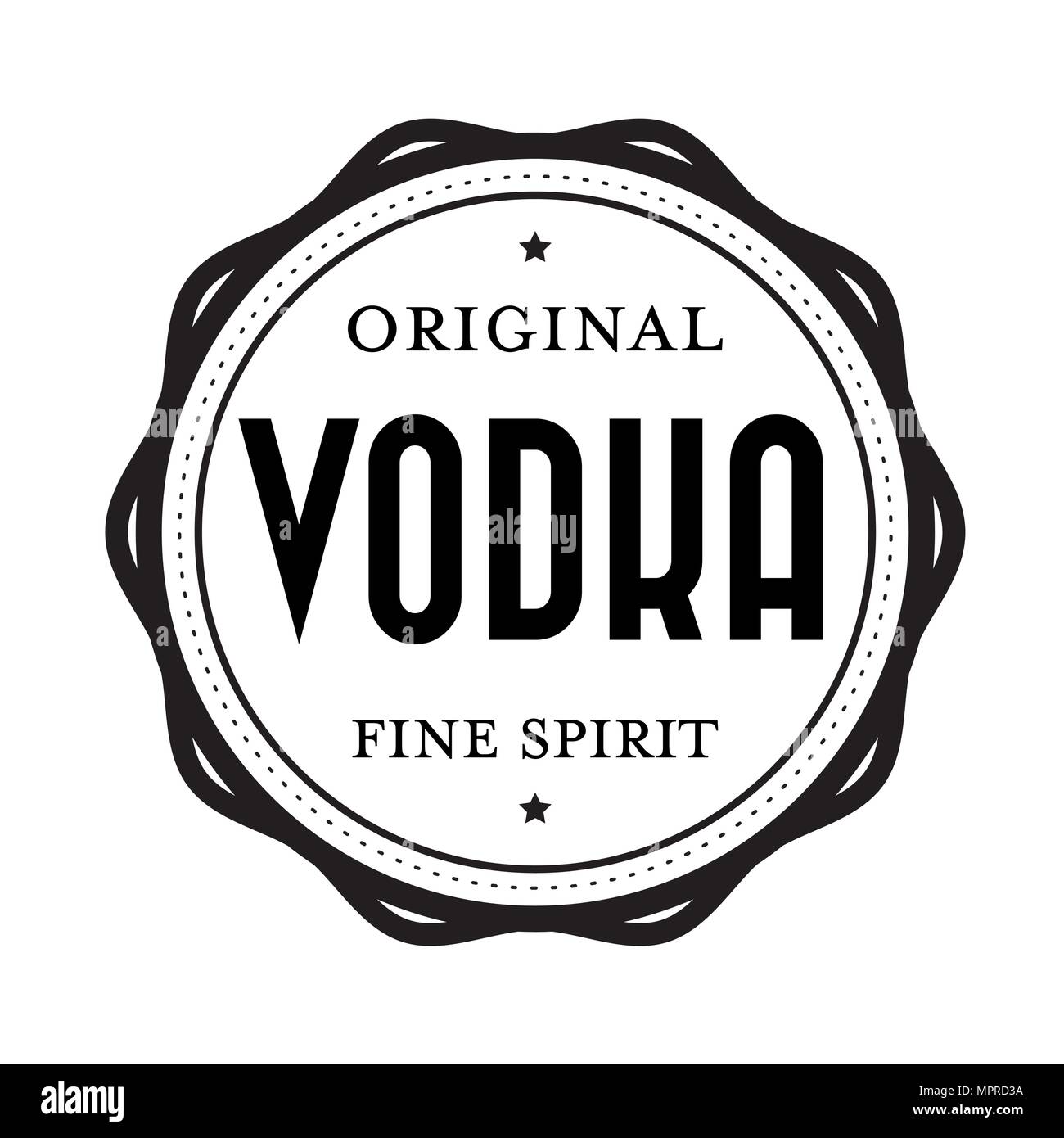 Original vodka vintage stamp vector Stock Vector Image & Art - Alamy