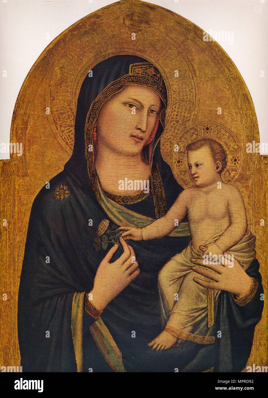 'Madonna and Child', 1310-1315. Artist: Giotto Stock Photo - Alamy