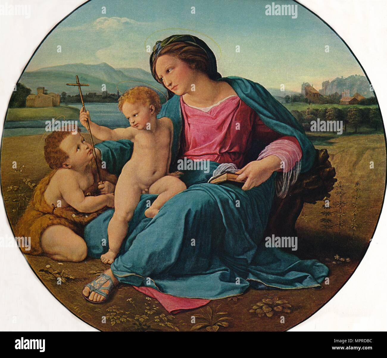 'The Alba Madonna', 1510. Artist: Raphael Stock Photo - Alamy