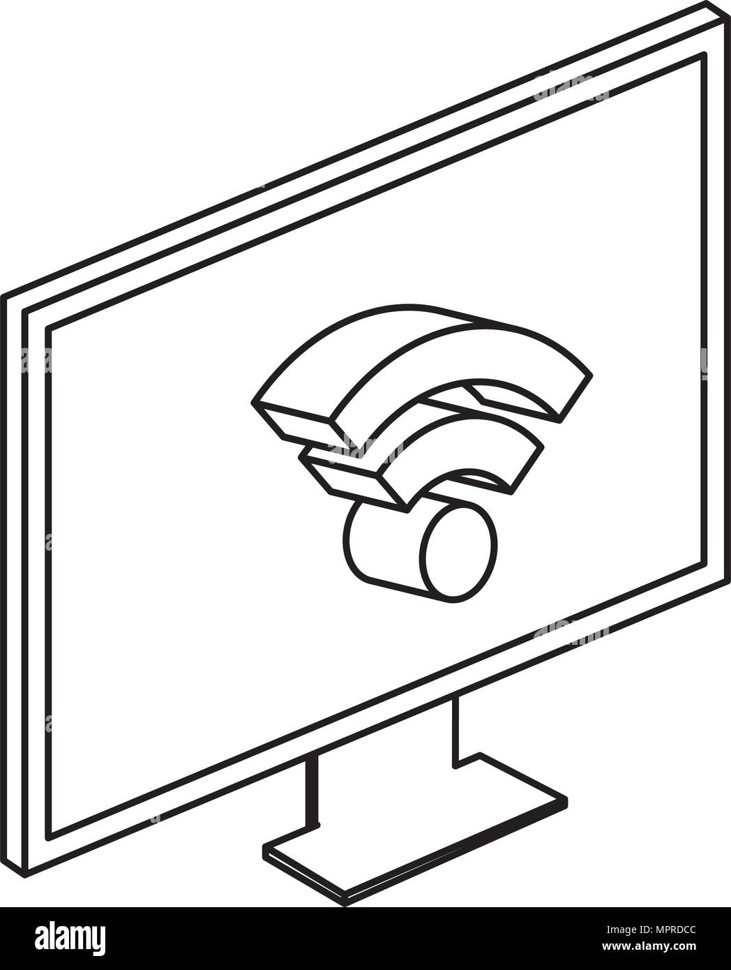 Display connector Stock Vector Images - Alamy