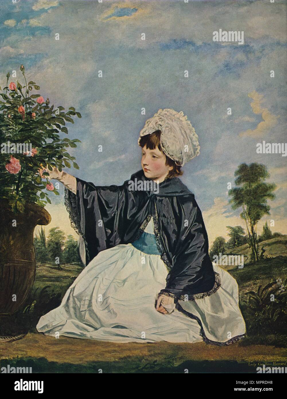 'Lady Caroline Howard', 1778. Artist: Sir Joshua Reynolds Stock Photo ...