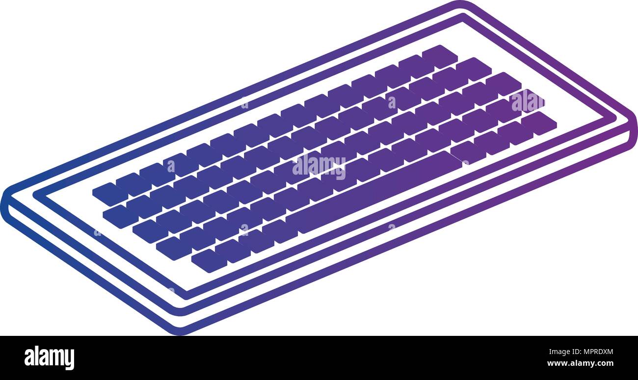 computer keyboard isometric icon Stock Vector Image & Art - Alamy