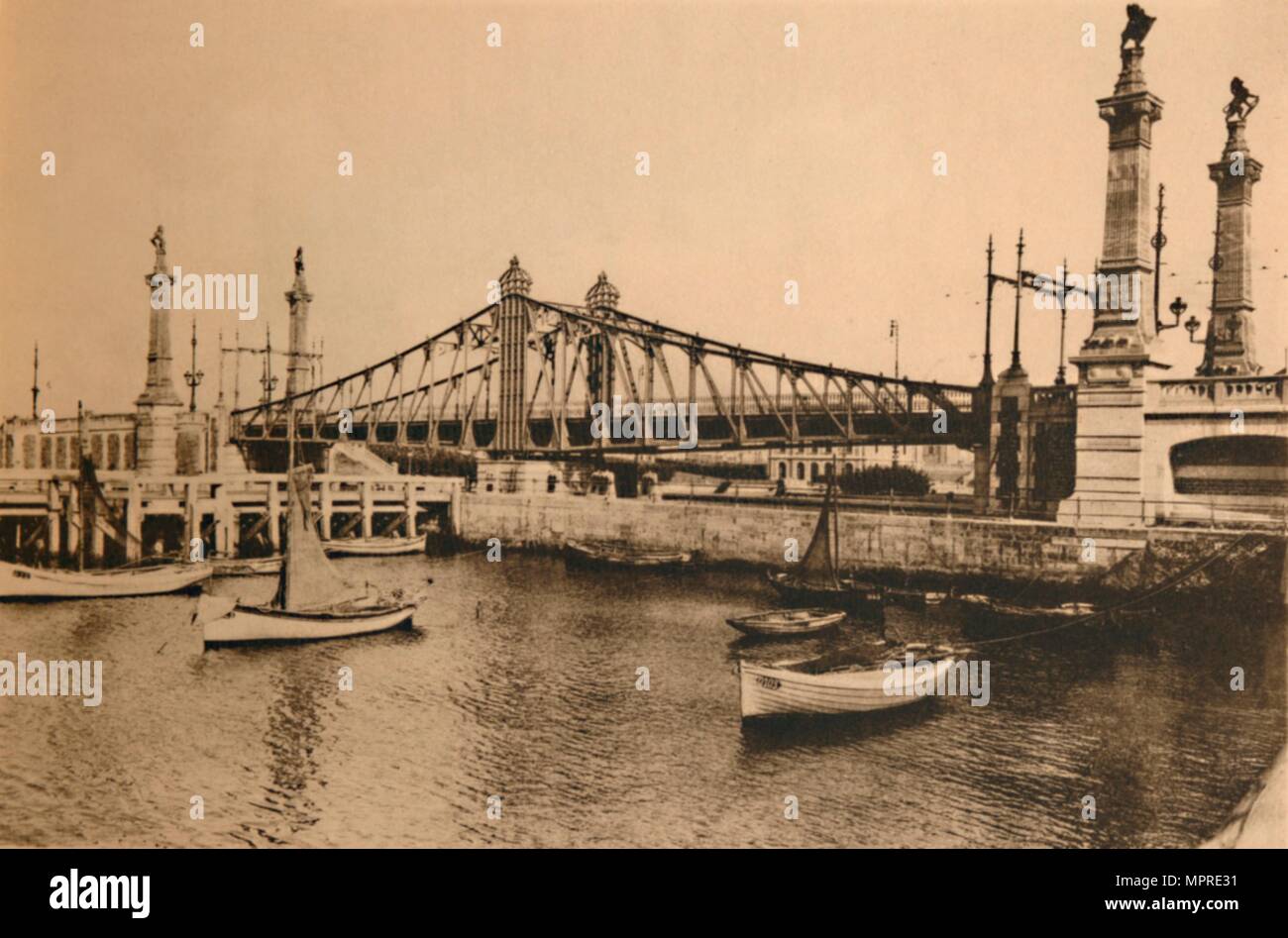 'de Smet De Naeyer Bridge', c1928. Artist: Unknown Stock Photo - Alamy