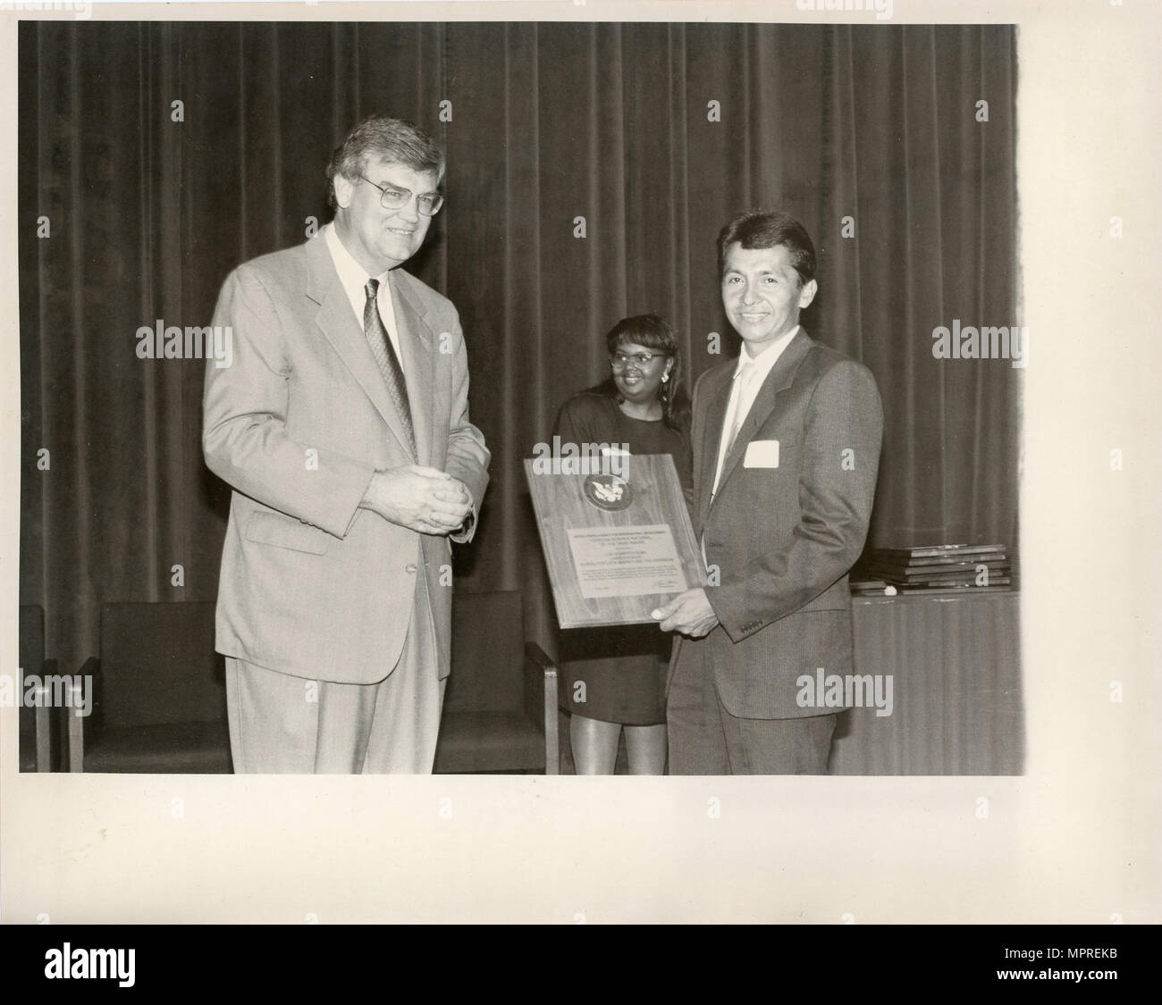 Admin. Atwood Honors-Ceremony USAID - Man receiving award on stage ...