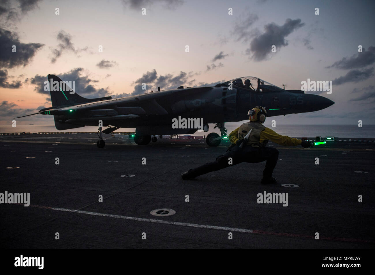170412-N-LI768-652 SOUTH CHINA SEA (April 12, 2017) Aviation Boatswain ...