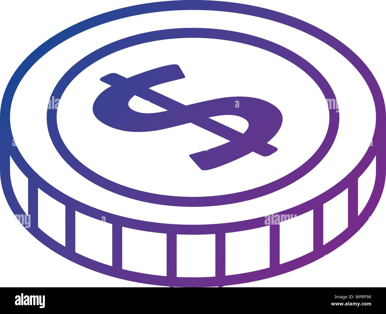 coin money isometric icon Stock Vector Image & Art - Alamy