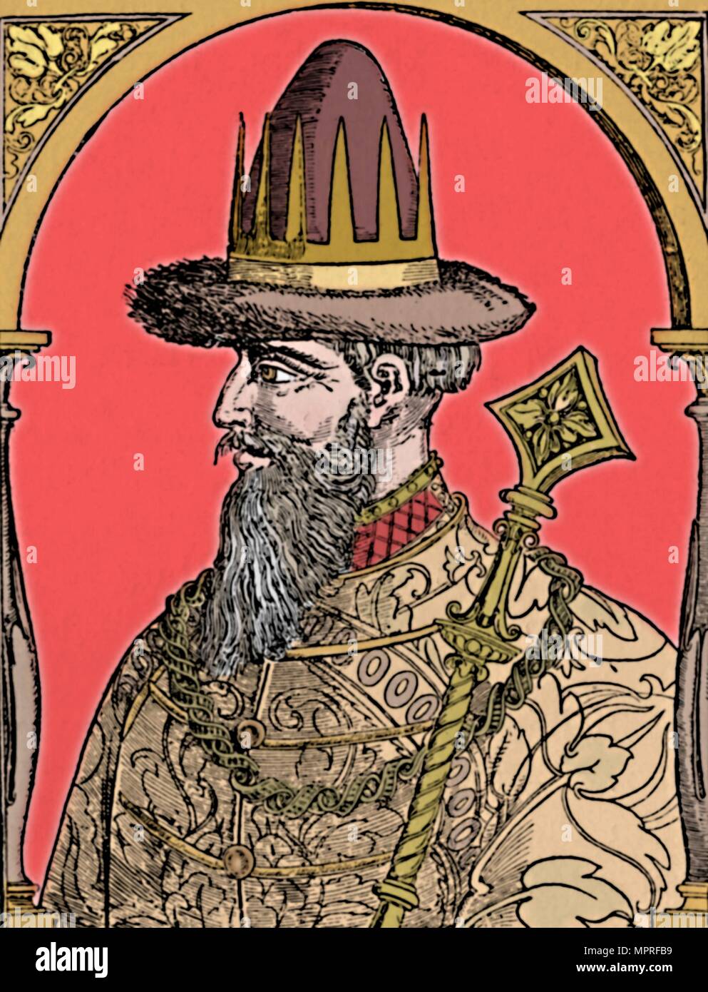 'The Czar Ivan the Terrible', 1590, (1903). Artist: Hans Wengel Stock ...