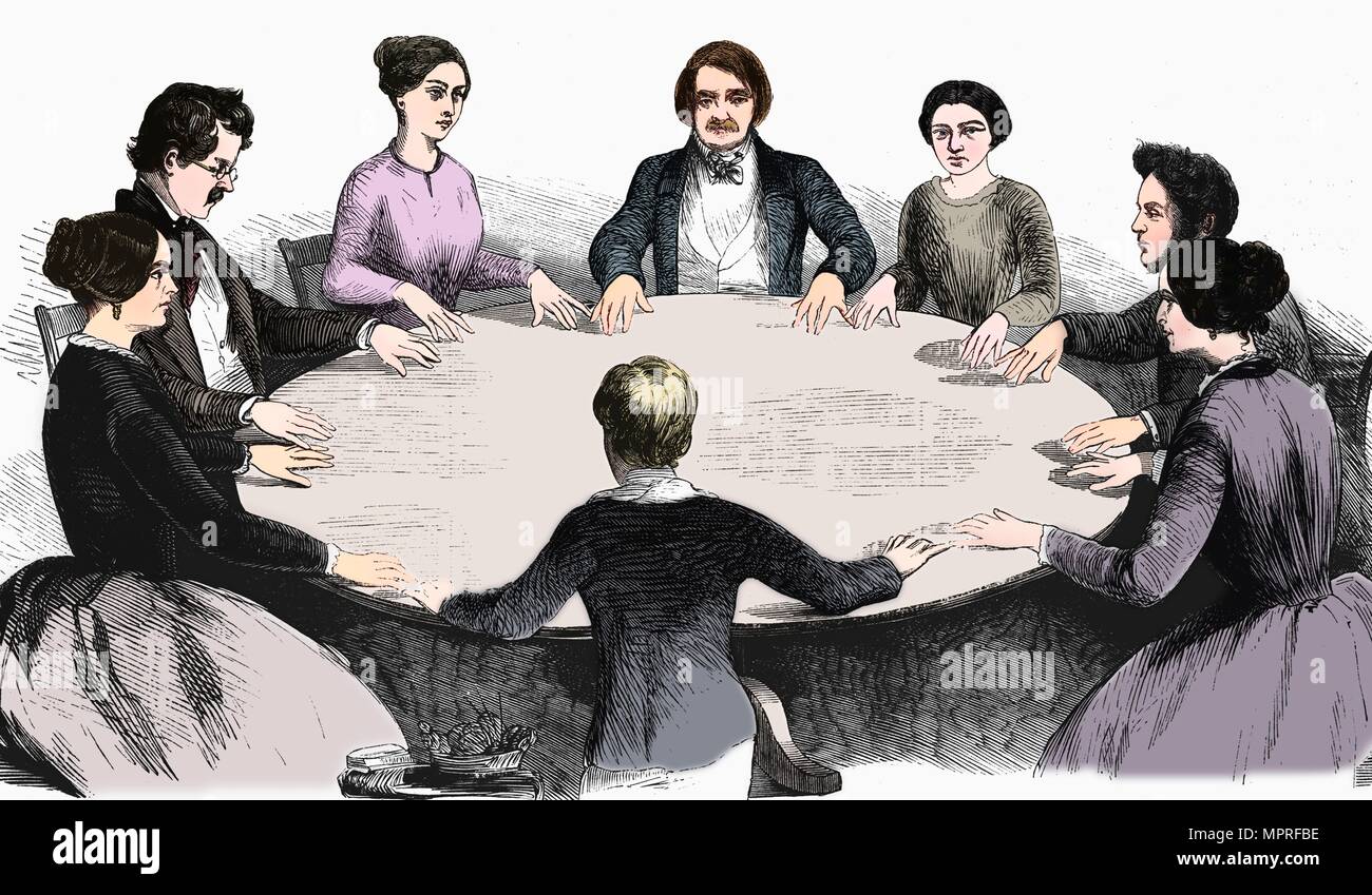 Seance 19th century hi-res stock photography and images - Alamy