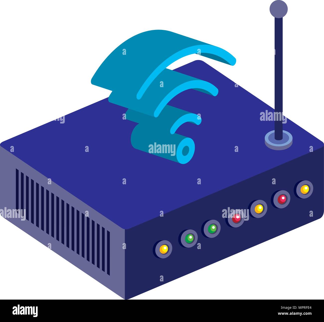 router device isometric icon Stock Vector Image & Art - Alamy
