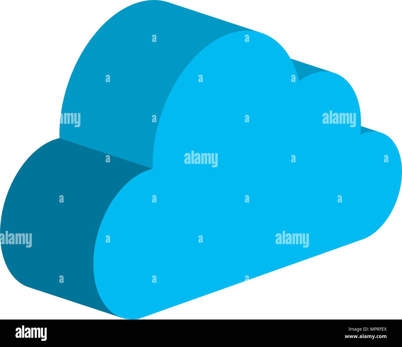 cloud computing isometric icon Stock Vector Image & Art - Alamy