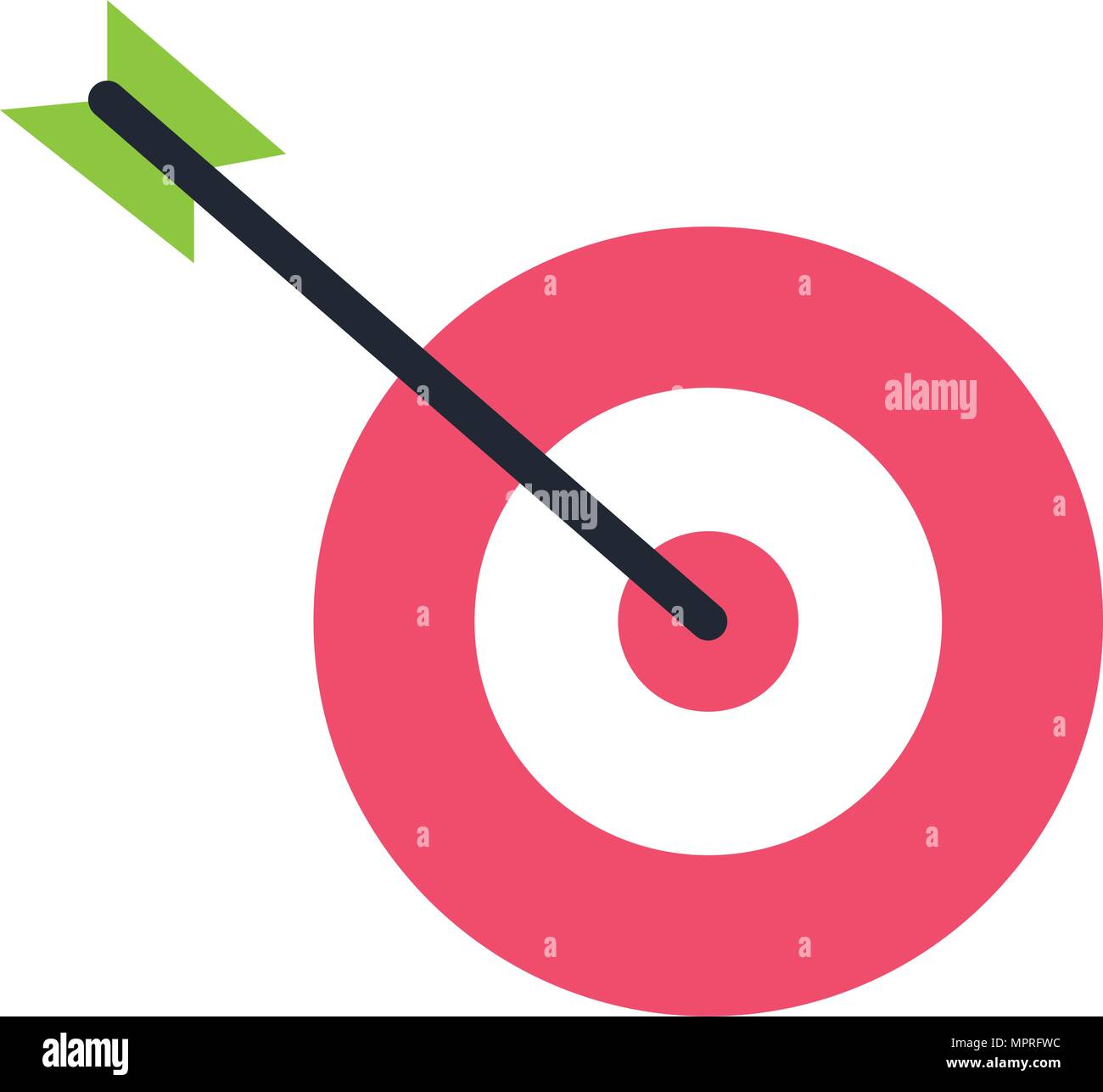 target with arrow icon Stock Vector Image & Art - Alamy