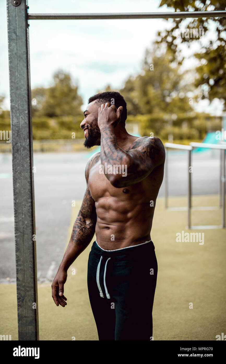 Tattooed Bodybuilder High Resolution Stock Photography and Images - Alamy