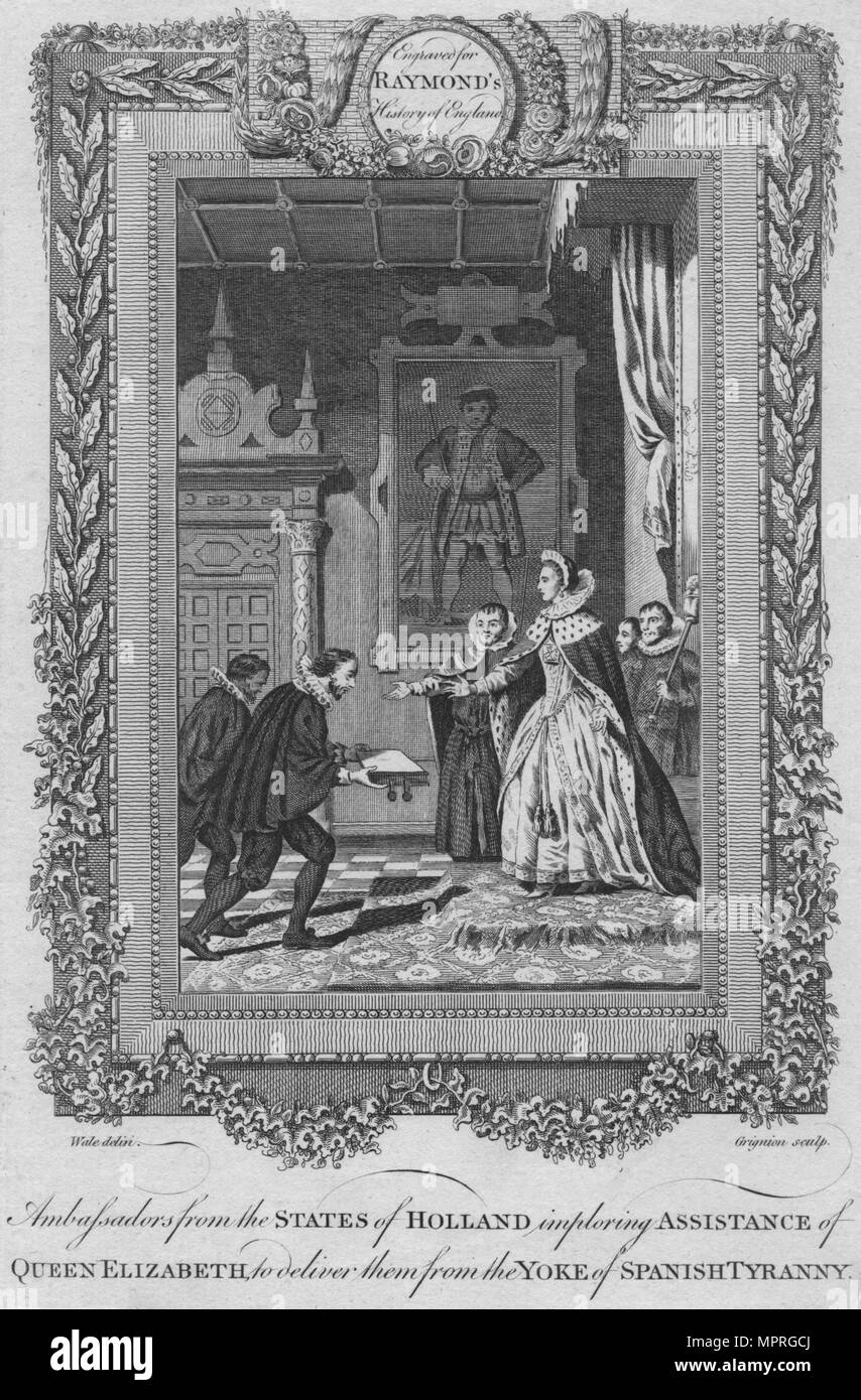 'Ambassadors from the States of Holland imploring Assistance of Queen ...