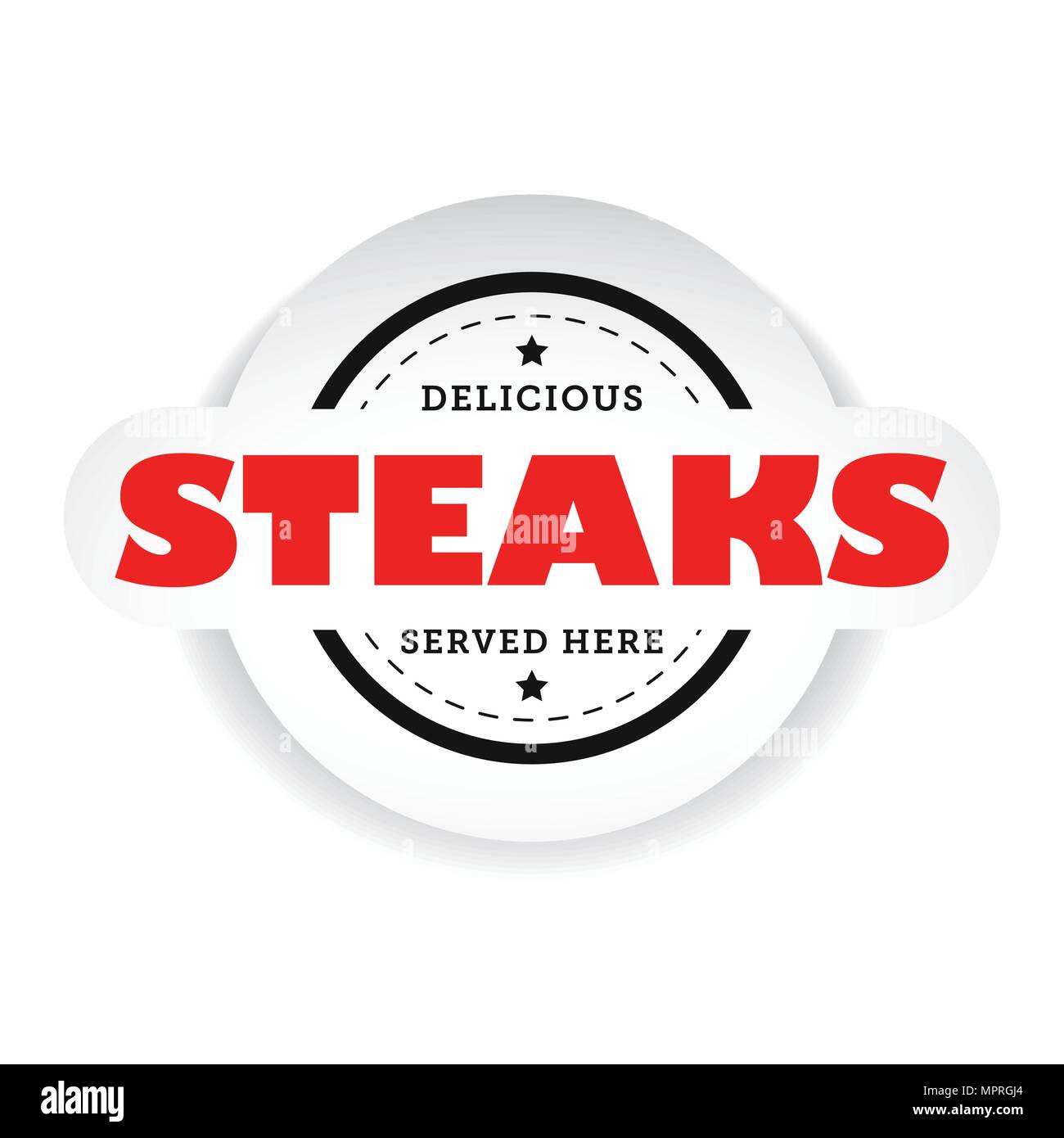 Steaks vector vectors Stock Vector Images - Alamy