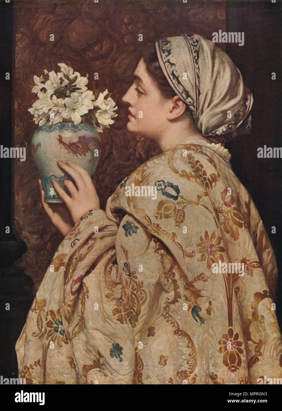 'A Noble Lady of Venice', 1866, (c1915). Artist: Frederic Leighton ...