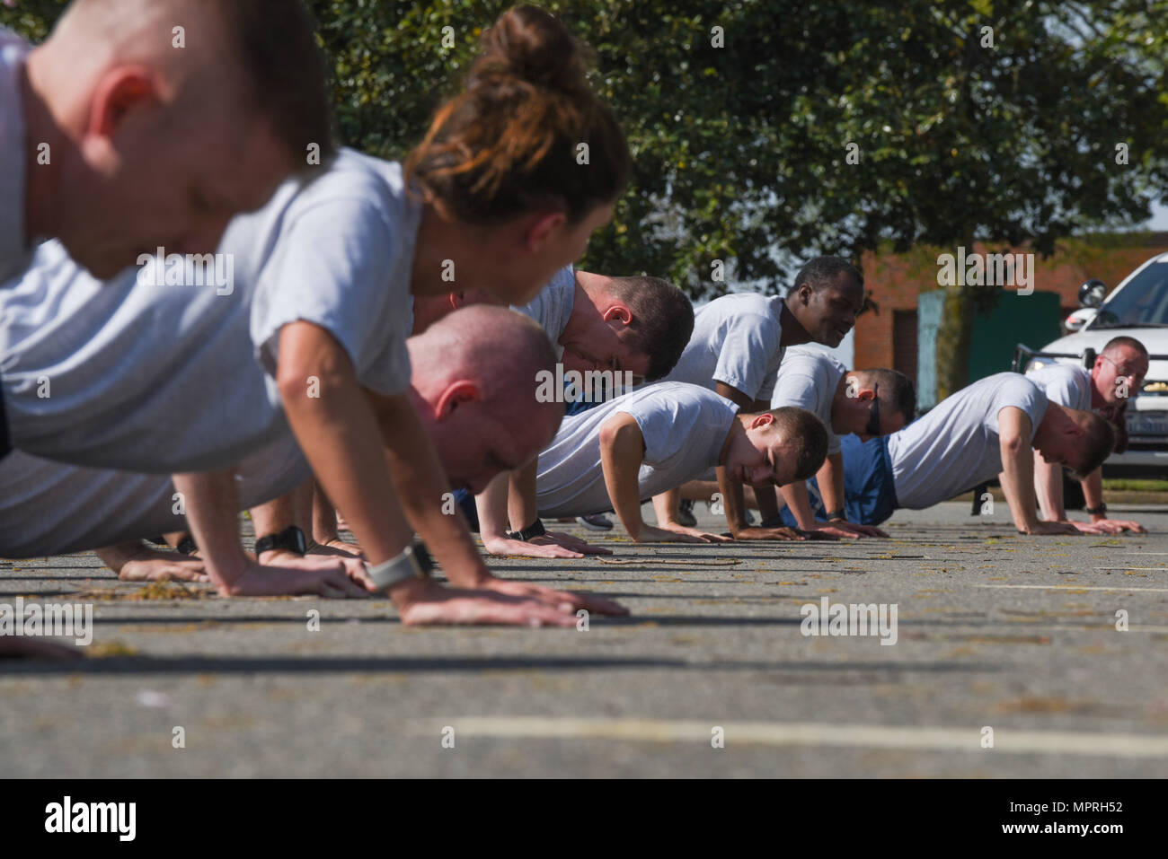 U.S. Air Force Airmen assigned to the 633rd Security Forces Squadron ...