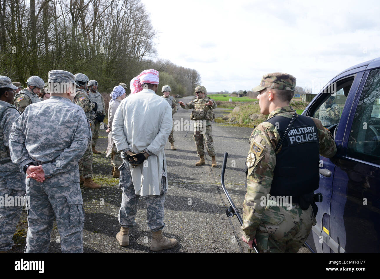 U.S. Army 1st. Sgt. Jason Melton, assigned to 39th Signal Battalion ...