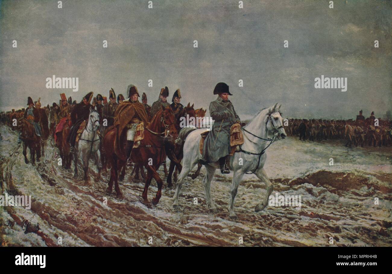 'Napoleon during French Campaign of 1814', 1864, (c1915). Artist: Jean ...