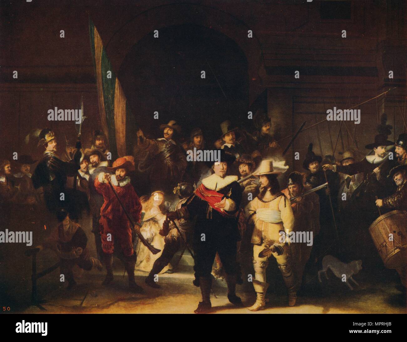 'The Night Watch', 1642, (c1915). Artist: Rembrandt Harmensz van Rijn ...