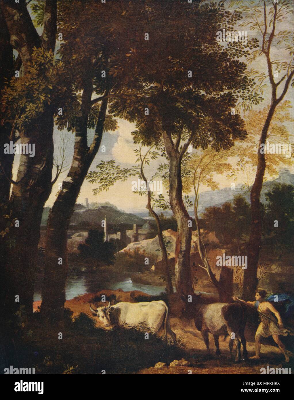 'Landscape', c1630. Artist: Nicolas Poussin Stock Photo - Alamy
